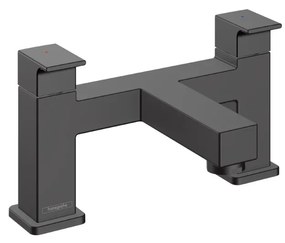 Hansgrohe Vernis Shape - 2-otvorová baterie na okraj vany, černá matná 71452670