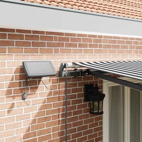 Ručně zatahovací markýza s LED antracitová a bílá 500 x 300 cm 3310239