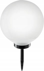 LED Solární lampa LED/1,2V 6500K 200 mAh pr. 30 cm IP44 bílá/černá