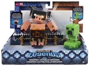 Figurky minecraft legends 8 cm 2ks figurka - creeper vs. bruiser