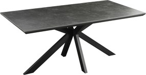 XXXLutz JÍDELNÍ STŮL, černá, tmavě šedá, 180/90/76 cm MID.YOU - Jídelní stoly - 000055013801