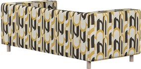 Potah na pohovku IKEA  Klippan 2-místná barva vícebarevná látka pletený vzor, vzorované