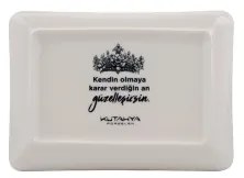 Jídelní sada 4 ks černá/bílá/porcelán