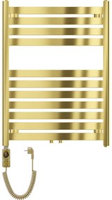 Mexen Uran, elektrické topné těleso 800x600 mm + topná tyč 300 W, zlatá lesklá, W105-0800-600-2300-50