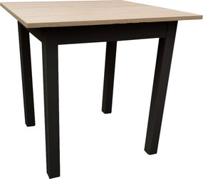 Dede Kuchyňský stůl MINI 80 x 60 cm - dub sonoma / černá