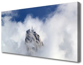 Obraz na plátně Hora Mraky Krajina 100x50 cm