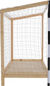 Montessori postel, přírodní/bílá/černá, 90x200, FUTAL