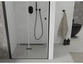 Mexen LIMA sprchové skládací dveře ke sprchovému koutu 120 cm, černá-transparentní, 856-120-000-70-00