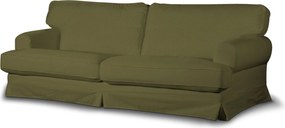 Potah na pohovku IKEA Ekeskog rozkládací barva zelená látka pletený vzor