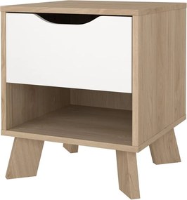 FALCO Noční stolek Iker 704 jackson hickory/bílá