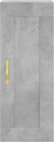 Skříň highboard betonově šedá 34,5x34x180 cm kompozitní dřevo 3200181