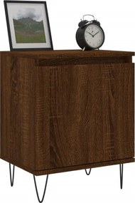 vidaXL Noční stolek 40 x 30 x 50 cm kompozitní dřevo [826842] Barva: kouřový dub
