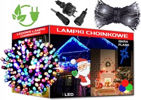 vánoční osvětlení na stromeček 500 Led Flash Multicolor Vánoce Na Vánoční Stromeček Vánoční Záblesk