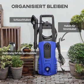 5dílný vysokotlaký čistič s válci 1800W