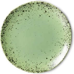 2ks keramický zelený dezertní talíř Kiwi - Ø 17*2cm