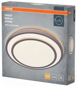 Osram - LED Stropní svítidlo ORBIS BERLIN LED/24W/230V pr. 39 cm stříbrná