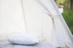 Vigvam design Nature Teepee pro holčičky - ČTVERCOVÉ BEZ DOPLŇKŮ