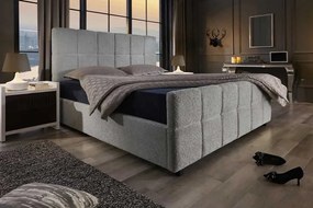 Designová postel Viola 180 x 200 cm šedá
