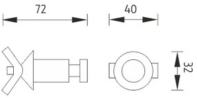 Nimco Háček na otopné těleso UNIX - UN 13052-26