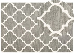 Šedý bavlněný koberec 160x230 cm YALOVA Beliani