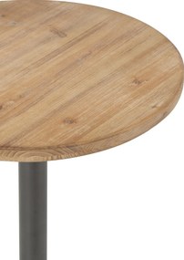 Odkládací stolek TOLVIX Ø 48 cm, černý