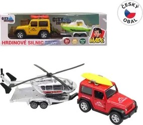 Auto s přívěsem / Kovové / 21 cm / od 3 let