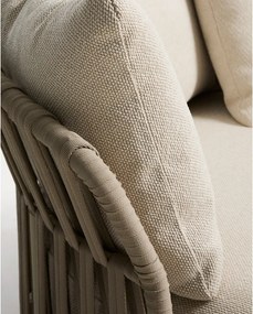 Béžová/taupe zahradní modulární pohovka 170 cm Osani – Kave Home