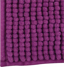 MSV CHENILLE koupelnová předložka 60 x 90 cm fialová / polyester / pro