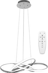 Toolight Toolight, Node moderní stropní svítidlo LED + dálkové ovládání APP816-CP, chromová, OSW-03997
