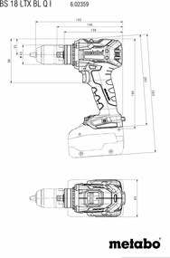 Metabo BS 18 LTX BL Q I 602359850