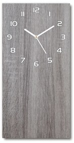 Wallmuralia Moderní hodiny nástěnné Dříví 30x60 cm