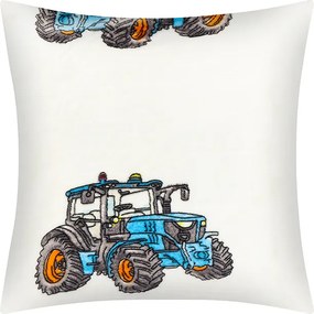 Bellatex Polštářek ELLÍK - dětský motiv Modrá,Šedá,Bílá 35x40 cm