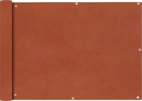 vidaXL Balkónová zástěna z oxfordské látky 75x400 cm [42328] Barva: oranžová a hnědá