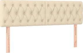 Box spring postel s matrací krémová 140x200 cm textil 3140862