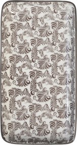 Mocca porcelánový tácek s ornamenty Arés Mocca - 20*11*2cm