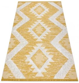 koberec ECO SISAL BOHO MOROC Diamanty 22312 střapce dvě úrovně rou velikost 175x270 cm | krásné koberce cz