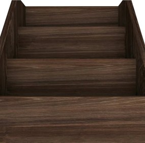 Dětský regál na časopisy kouřový dub 71 x 30 x 78,5 cm kompozit 339520
