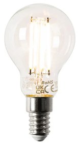 Chytrá stojací lampa černá se zlatou vč. WiFi A60 a E14 - Retro