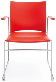 ProfiM - Židle ARIZ 550V 2P s ližinovou podnoží a područkami
