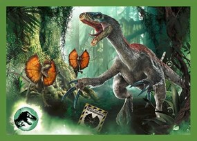TREFL PUZZLE 4v1 Jurassic World Nebezpeční dinosauři 207 dílků skládačka tr34607