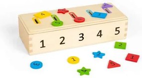 Bigjigs Toys Třídění barev, tvarů a čísel