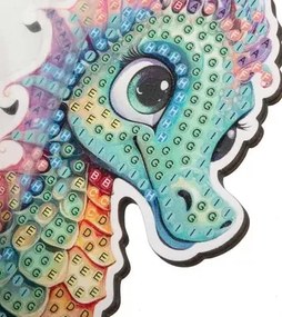 CRYSTAL ART Diamantové malování Oceán: Mořský koník