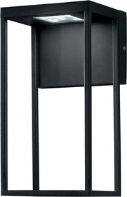 FAN LED-W-GRIS-NER Venkovní nástěnné svítidlo LED GRIS hliník černá 12W 1390lm CCT IP54 28x15x12,6 cm - FANEUROPE