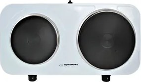 Esperanza EKH014W bílá / Elektrický vařič / 2 plotny / 2500 W / 5 tepl
