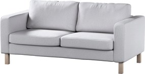 Potah na pohovku IKEA  Karlstad 2-místná, nerozkládací, krátký barva šedá látka pletený vzor