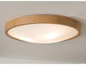 Stropní svítidlo OAK SLIM 3xE27/60W/230V dub pr. 47 cm
