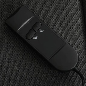 Polohovací křeslo šedé, elektrické TV-L8960 GREY2