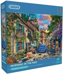 GIBSONS Puzzle Ráno ve Středomoří / 1000 dílků / 68 x 49 cm