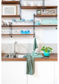 Sada 2 modrých kuchyňských utěrek z mikrovlákna Tiseco Home Studio, 60 x 40 cm