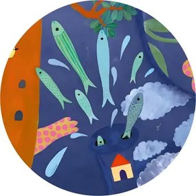 DJECO Obrysové puzzle Slon / 150 dílků / 62x46 cm